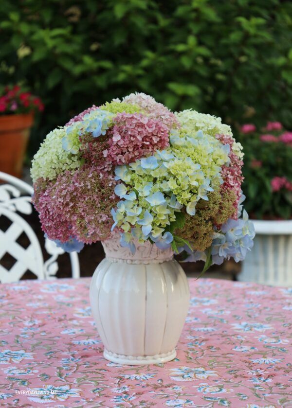 Blissful Blooms On My Garden Table